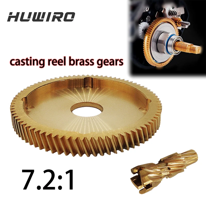 Parts Baitcasting Reel Fishing | Fishing Reel Brass Gears | Copper Gear ...