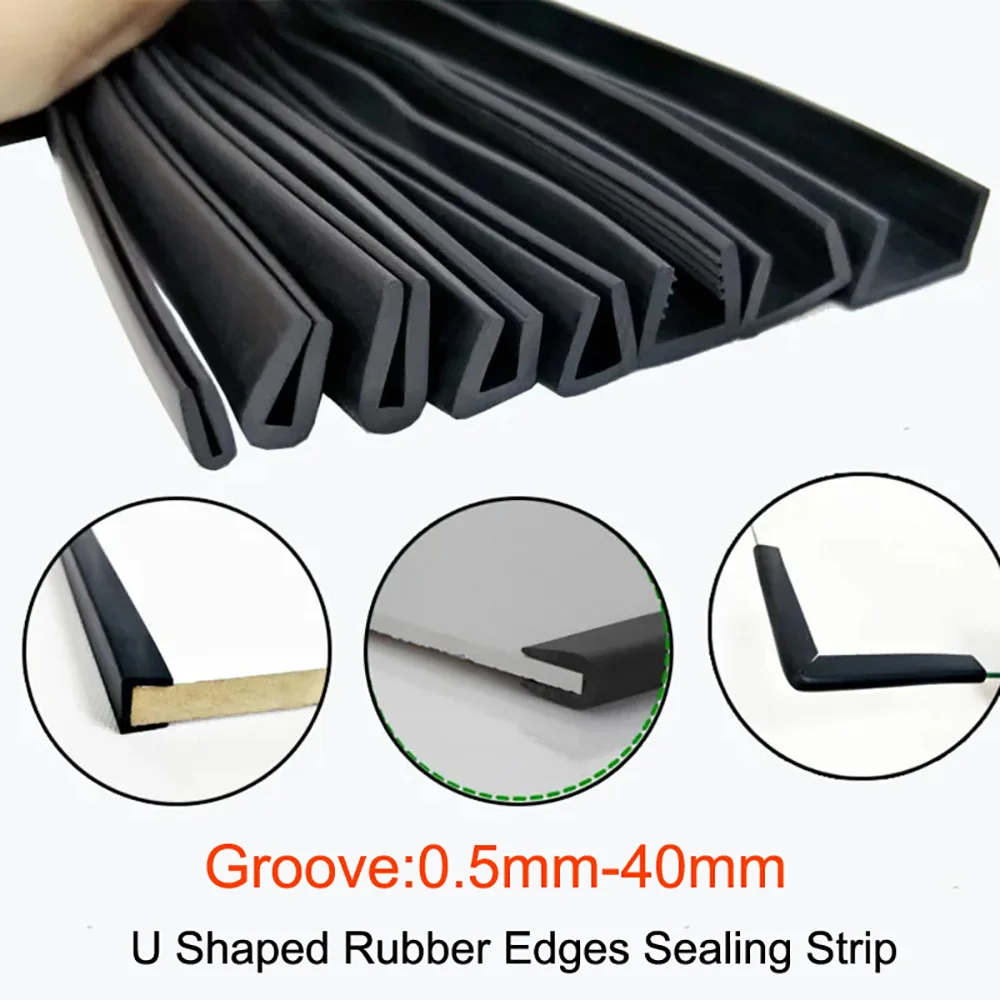 1M-Black-U-Shaped-Rubber-Edge-Sealing-Strip-Groove-0-5-to-40mm-U-Type ...