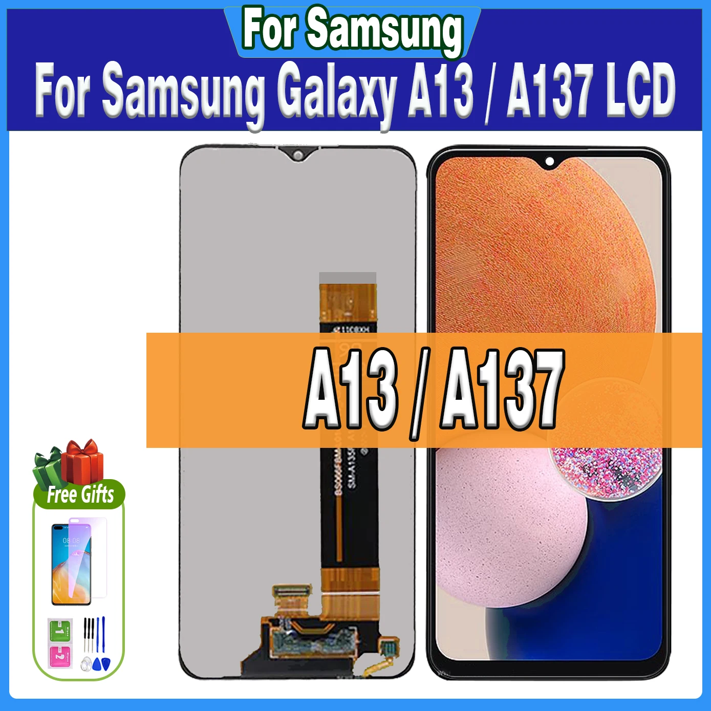 Tested 6.6"Original For Samsung Galaxy A13 SM- A137 LCD A137F/DSN ...