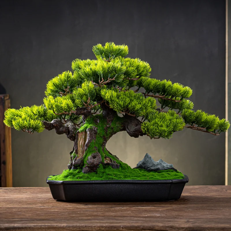 Large-beauty-Luo-Han-pine-new-Chinese-entrance-club-interior-decoration ...