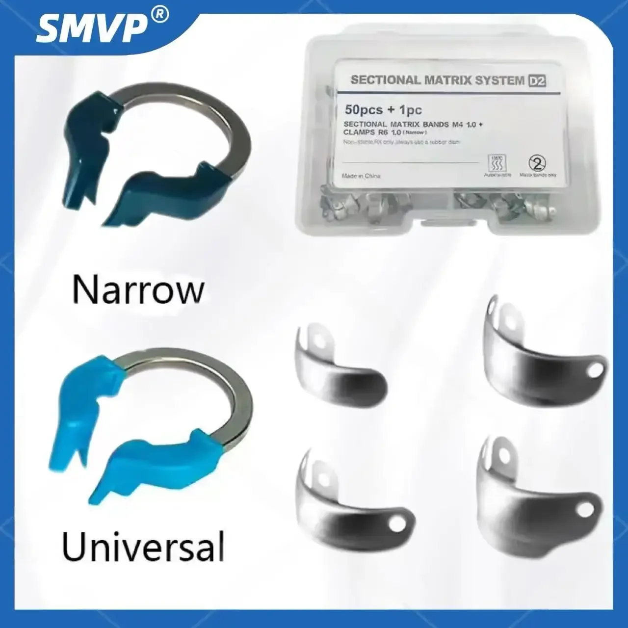 Bandas-de-matriz-Dental-NITI-anillo-de-abrazadera-de-Metal-sistema-de ...