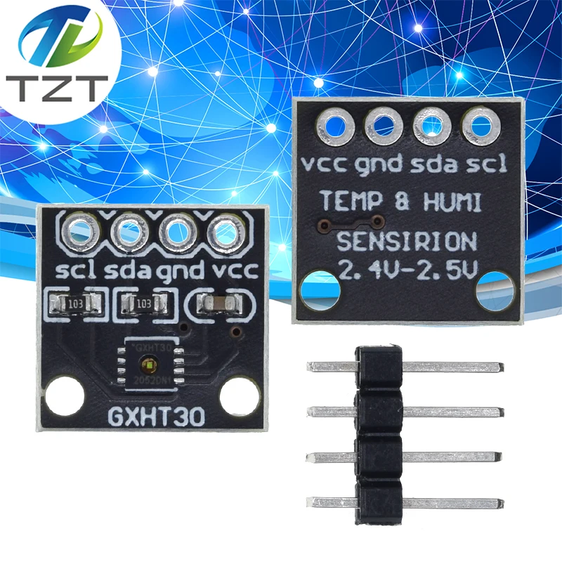 Gxht30 Temperature Humidity Sensor Module Microcontroller Iic I2c Breakout Weather Compliant