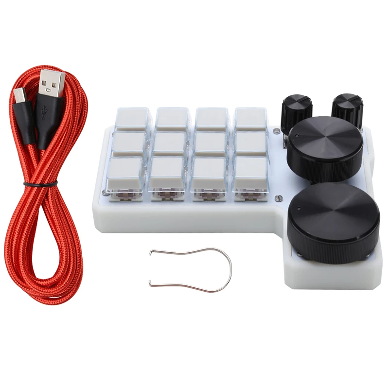 Novo teclado macro cxt 12e4 12 chave 4 botão de teclado mecânico hot ...