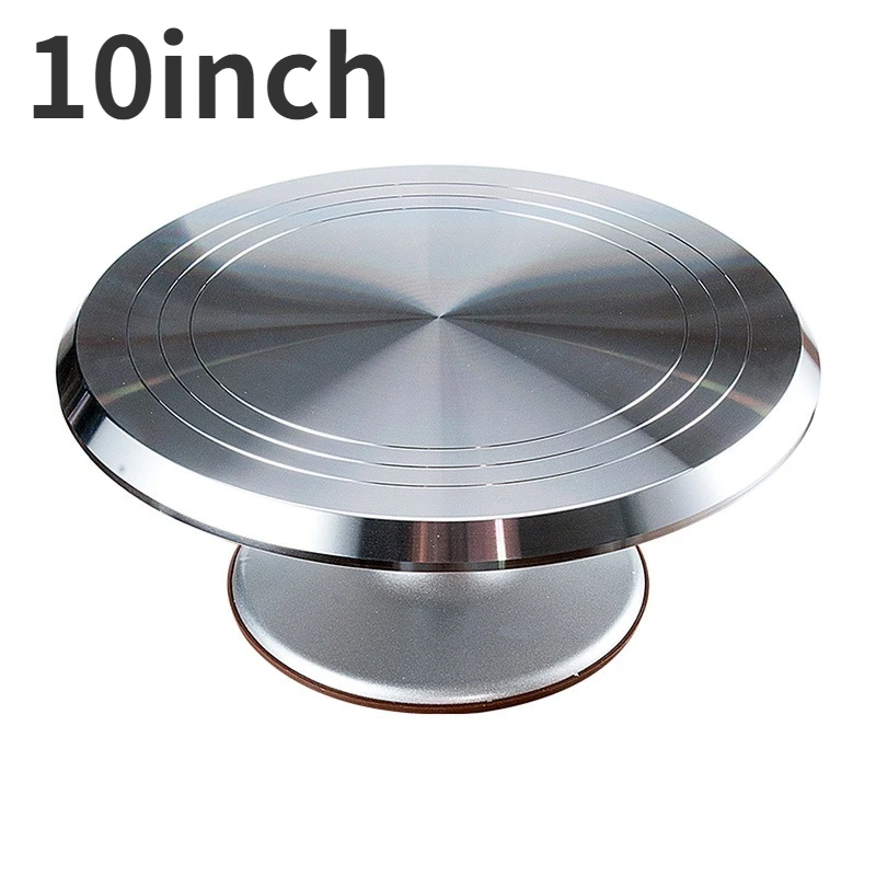 10-in-mounted-cream-cake-table-decorating-Turntable-Rotating-table ...