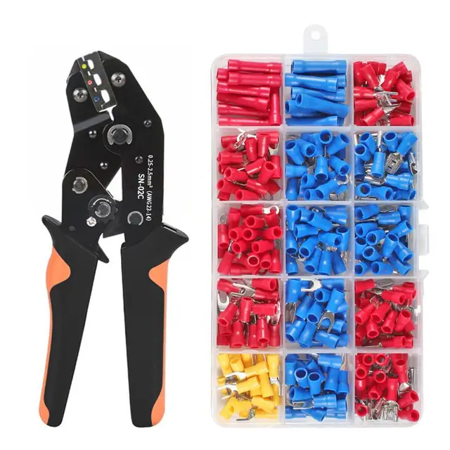 Lugs. electrical Crimping Tool Kit Carbon Steel Cable Lugs Terminals
