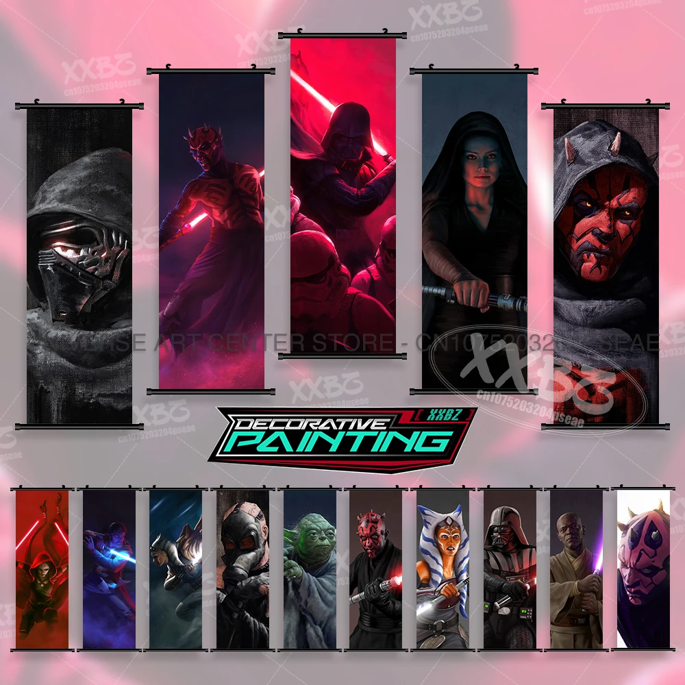Star Wars Poster The Last Jedi Wall Art Luke Skywalker Scroll Picture ...