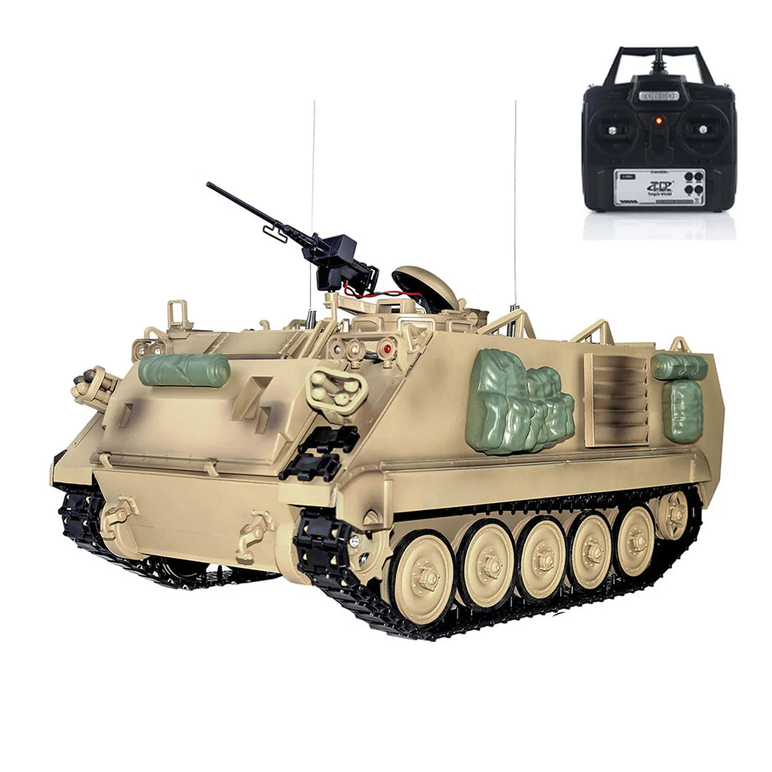 1/16 トンデ RC 軍用戦車 M2412-C M113A2 APC 砲塔回転360度 赤外線LEDライトサウンド リモート操作 パンツァー 電動玩具 - AliExpress 26