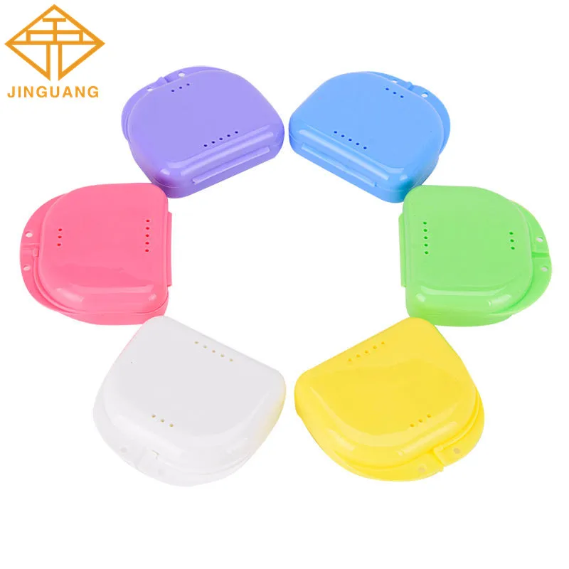 50pcs-Denture-Tray-Box-Dental-Orthodontic-Braces-Retainer-Case-Vent ...