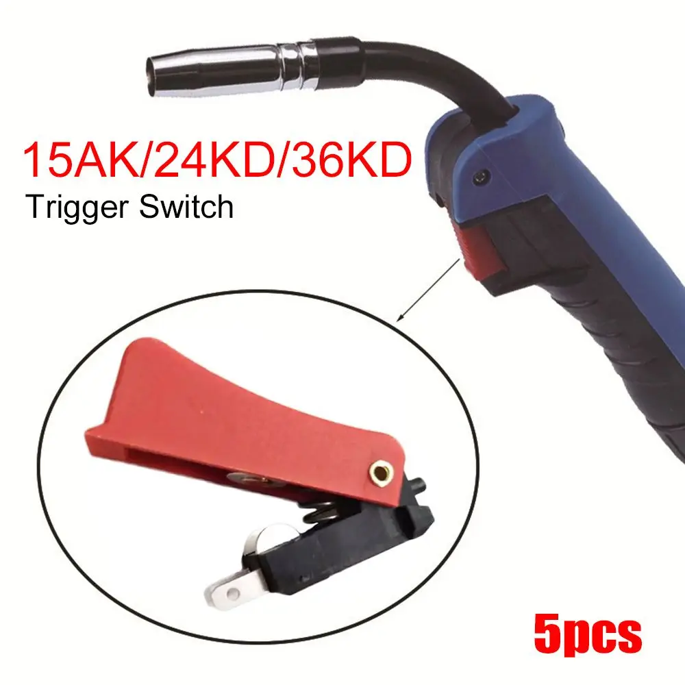 5pcs 15AK/24KD/36KD Welding Torch Trigger Switch Welding TIG Torch ...