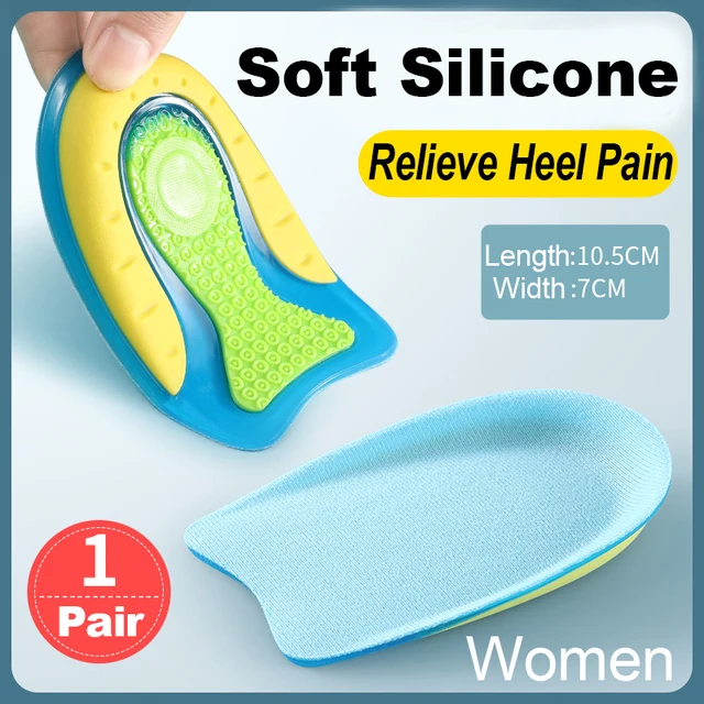 2pcs U-shaped Silicone Heel Pads For Men Women Sports Shoes Shock ...
