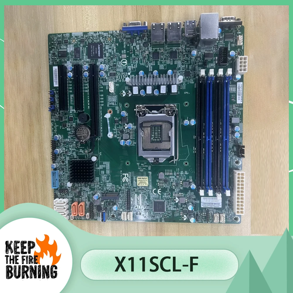 X11SCL-F For Supermicro Single way Server Motherboard 8th/9th Gen Core ...