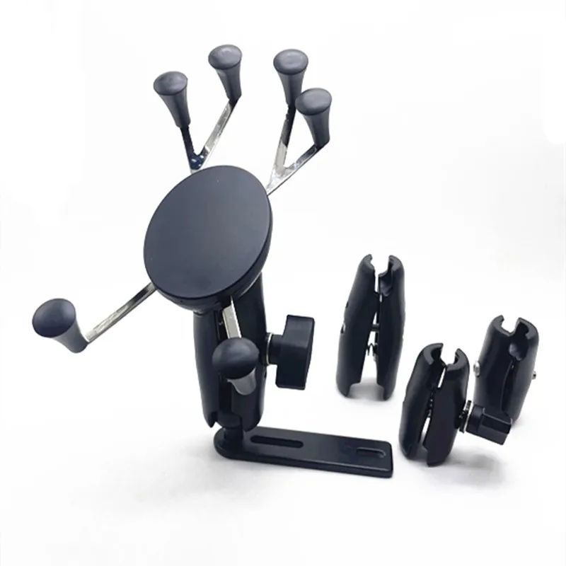 Scooter Motorcycle Brake/Clutch Reservoir Base Cell Phone Mount Holder ...