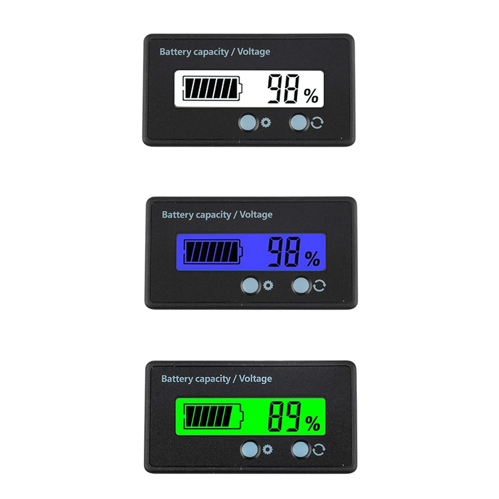 Battery Capacity Indicator Dc 6v-73v Lead Acid Lithium Lifepo4 Car ...