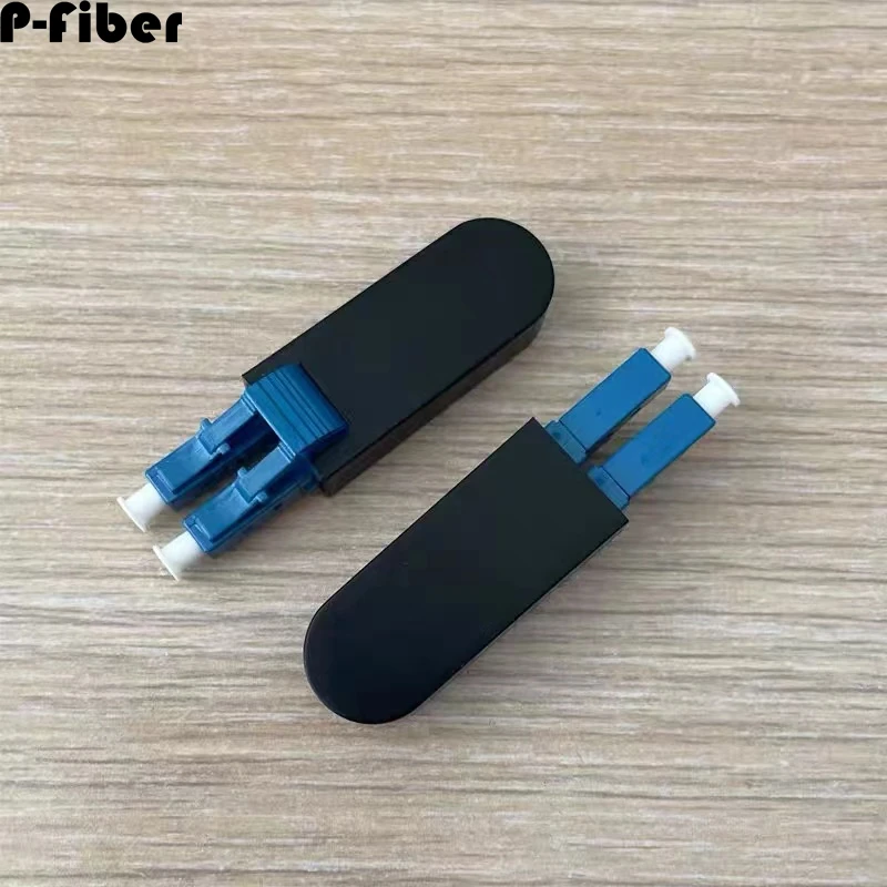 10pcs LC / UPC optical fiber loopback singlemode multimode fiber optic ...
