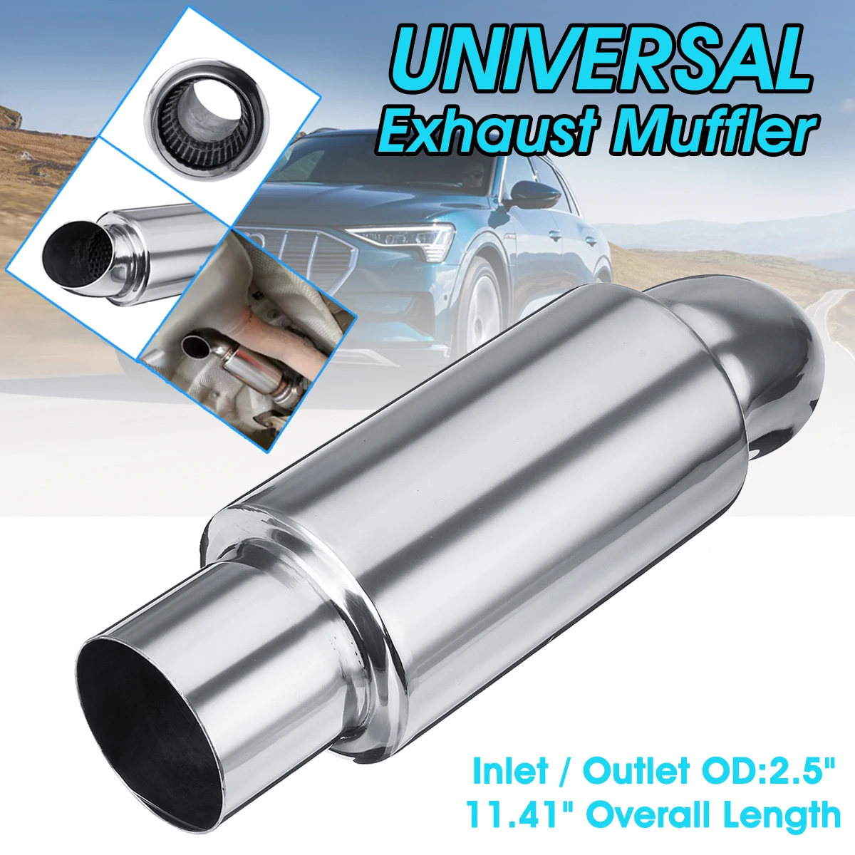 63mm-2-5-76mm-3-Universal-Car-Exhaust-Muffler-Resonator-Silencer ...