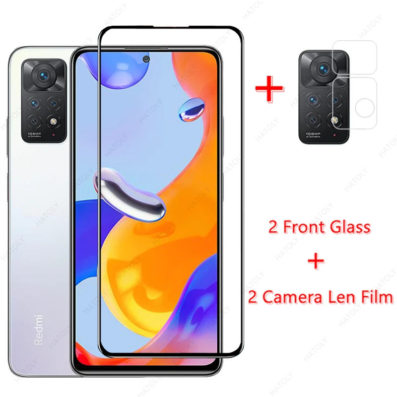 Glass For Xiaomi Redmi Note 11 Pro Tempered Glass For Xiaomi Redmi Note ...