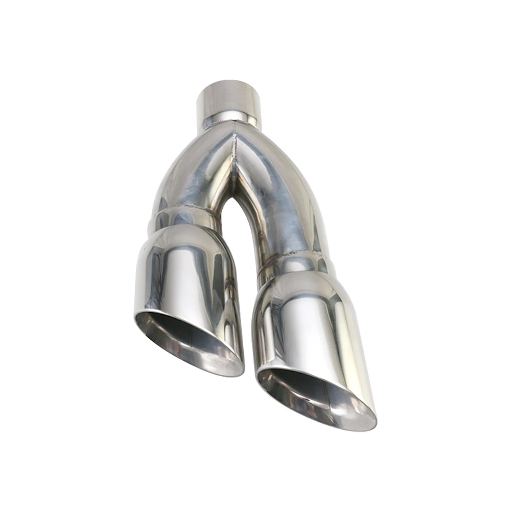 Stainless Steel exhaust tips 80mm interface 102mm Outlet Car Exhaust ...