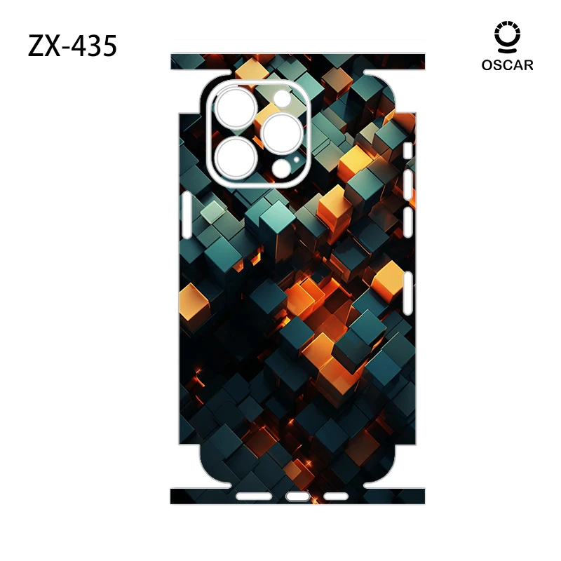 3M Decal Skin for iPhone16 15 13 12 14 Pro Max Mini Back Film Cover ...