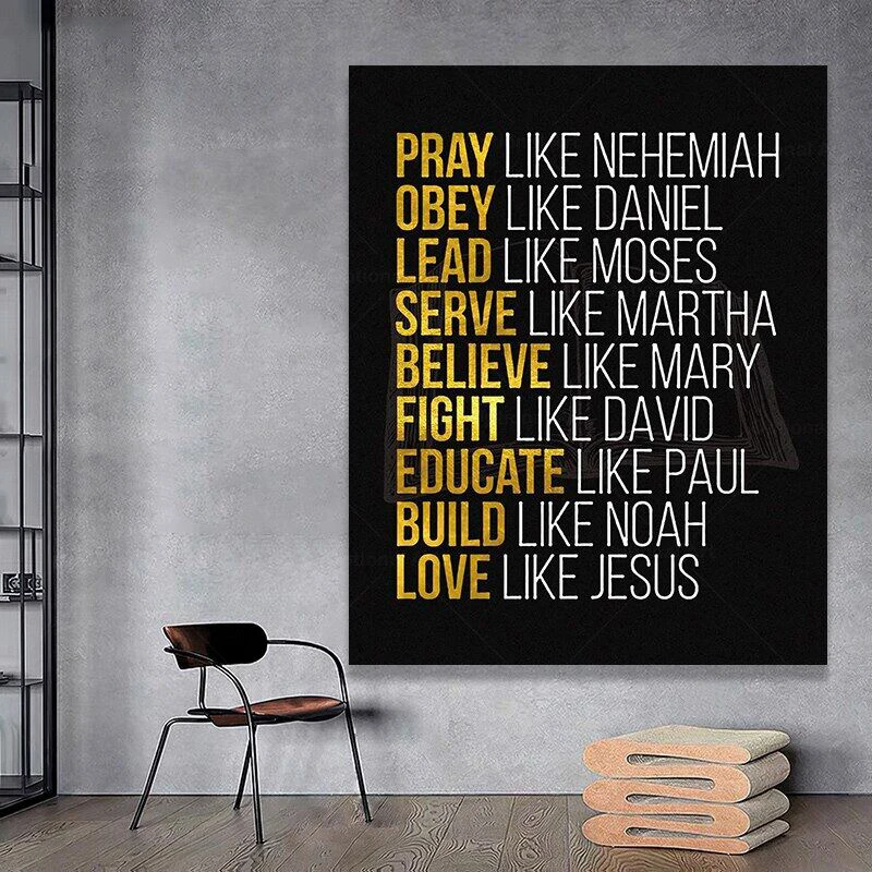 Bible-Wall-Art-Christian-Poster-Print-Canvas-Paintings-Gift-for ...