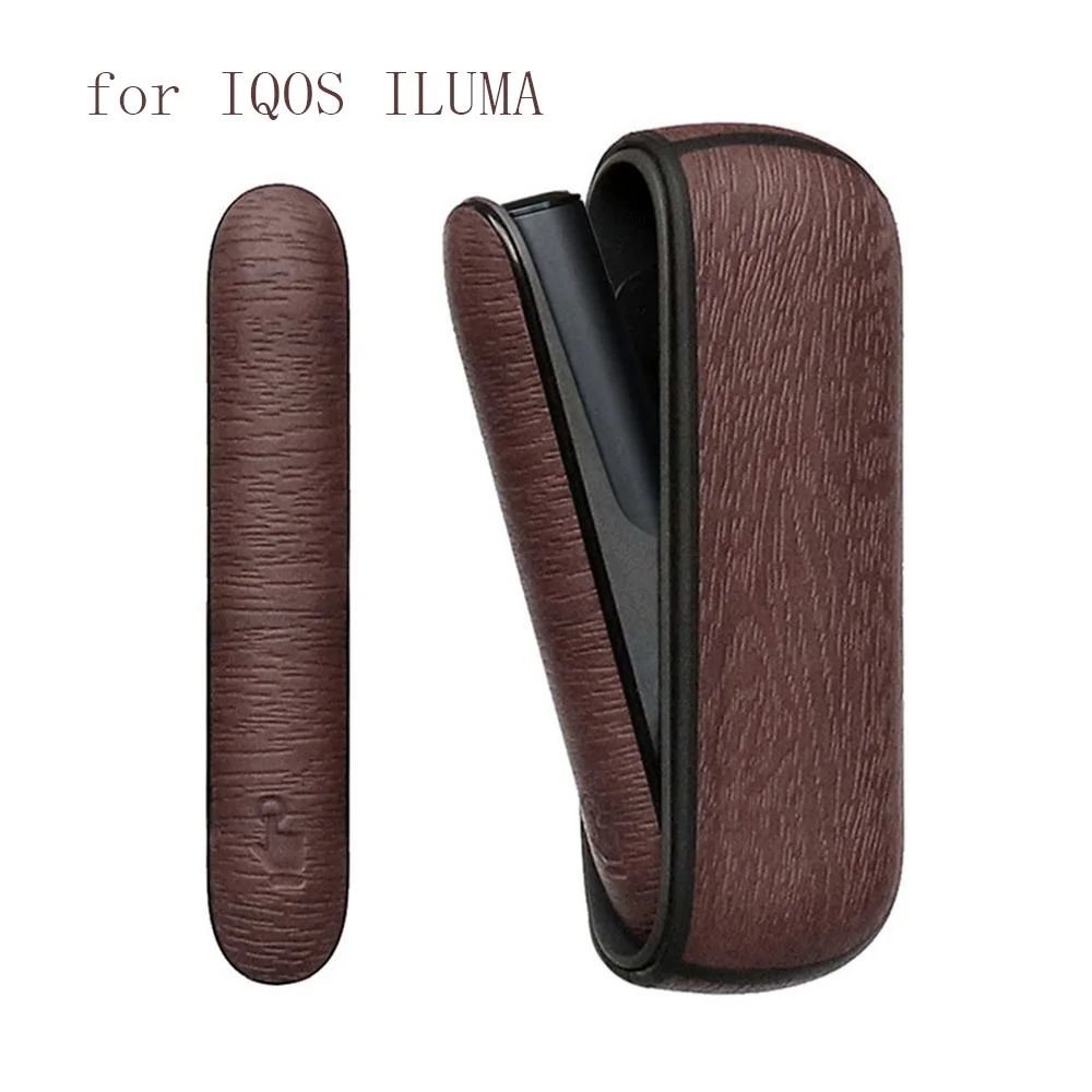 RUORUO-2in1-Wood-Grain-Side-Cover-Case-for-IQOS-ILUMA-Protective-Holder ...