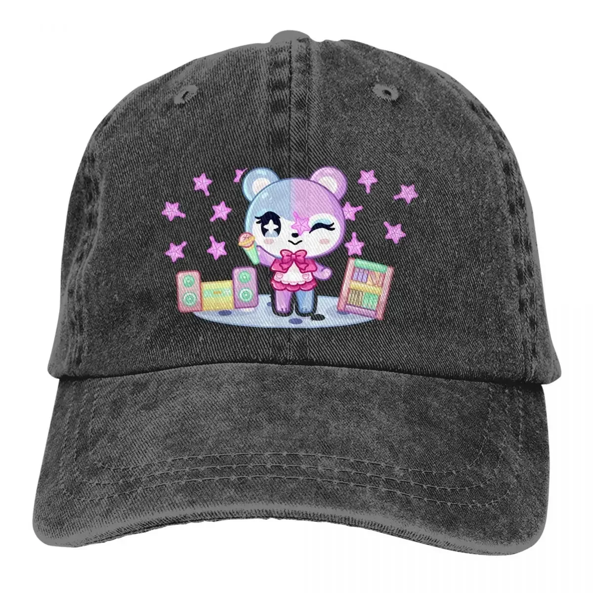 Pure-Color-Cowboy-Hats-Bear-Girl-Women-s-Hat-Sun-Visor-Baseball-Caps ...