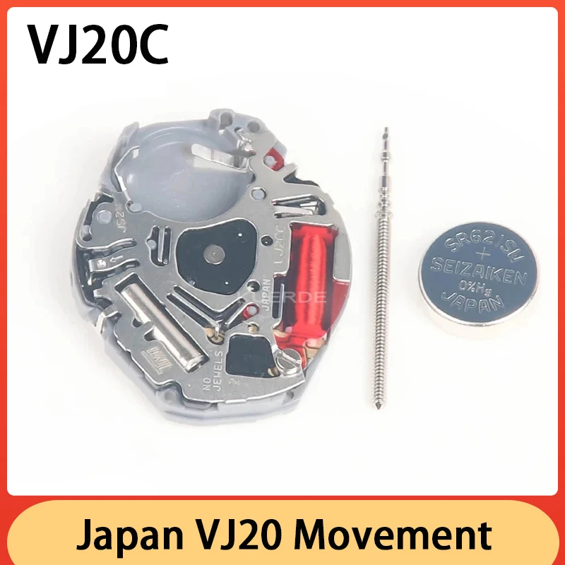 New Japan VJ20 Movement VJ20C Quartz Movement 2Hands Watch Movement ...