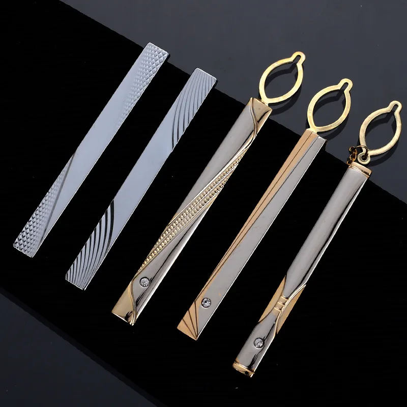 Men-Metal-Simple-Necktie-Buckle-Gold-Color-Tie-Bar-Clasp-Clip-Clamp-Pin ...