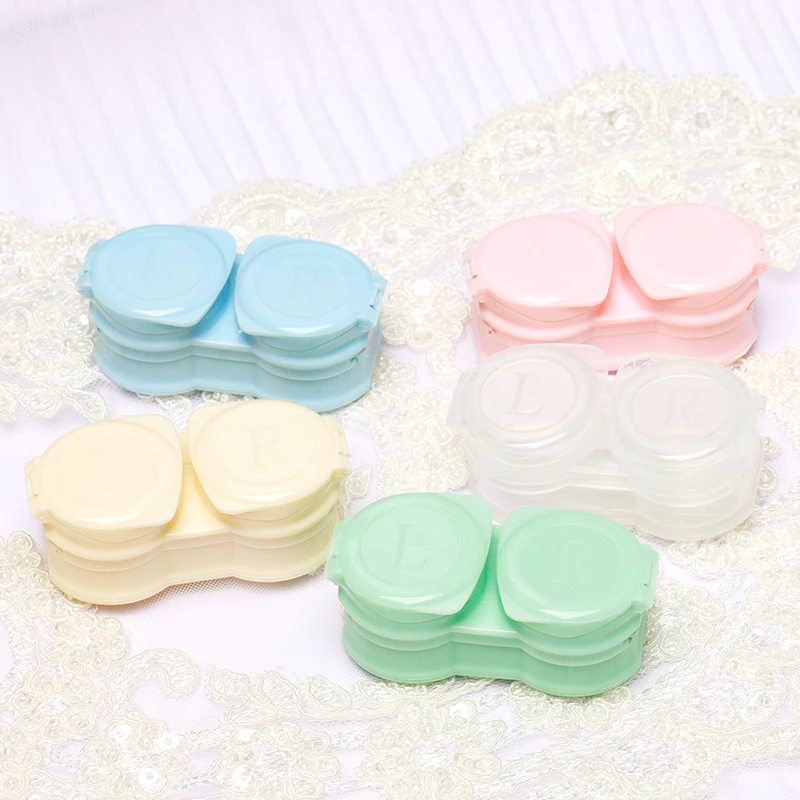 1-Set-Colored-Contact-Lens-Holder-with-Tweezers-Companion-Box-Contact ...