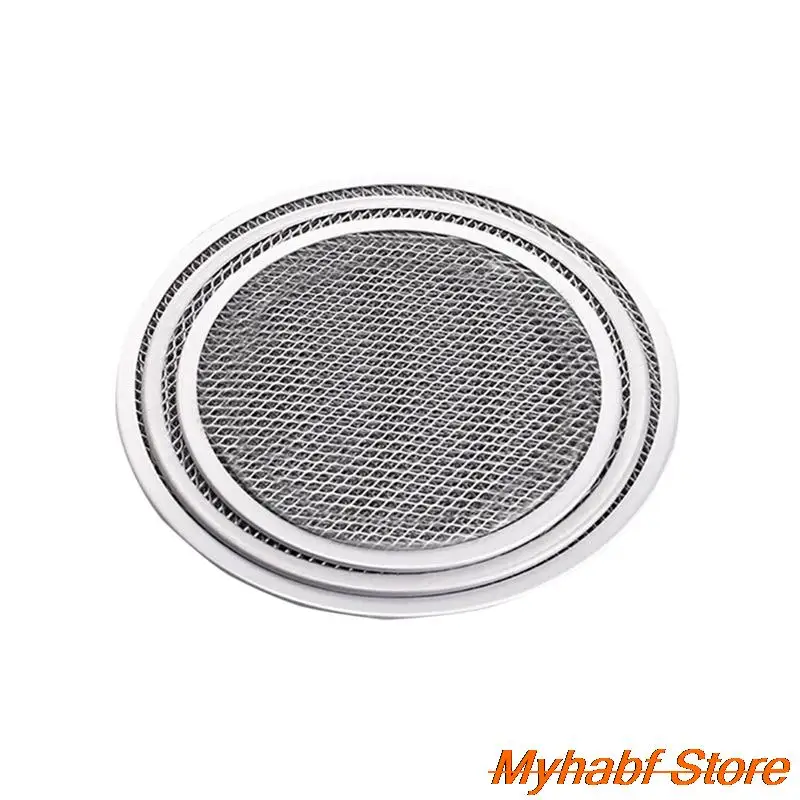 Non-stick-Pizza-Baking-Screen-Pan-Seamless-Aluminum-Mesh-BBQ-Grill ...