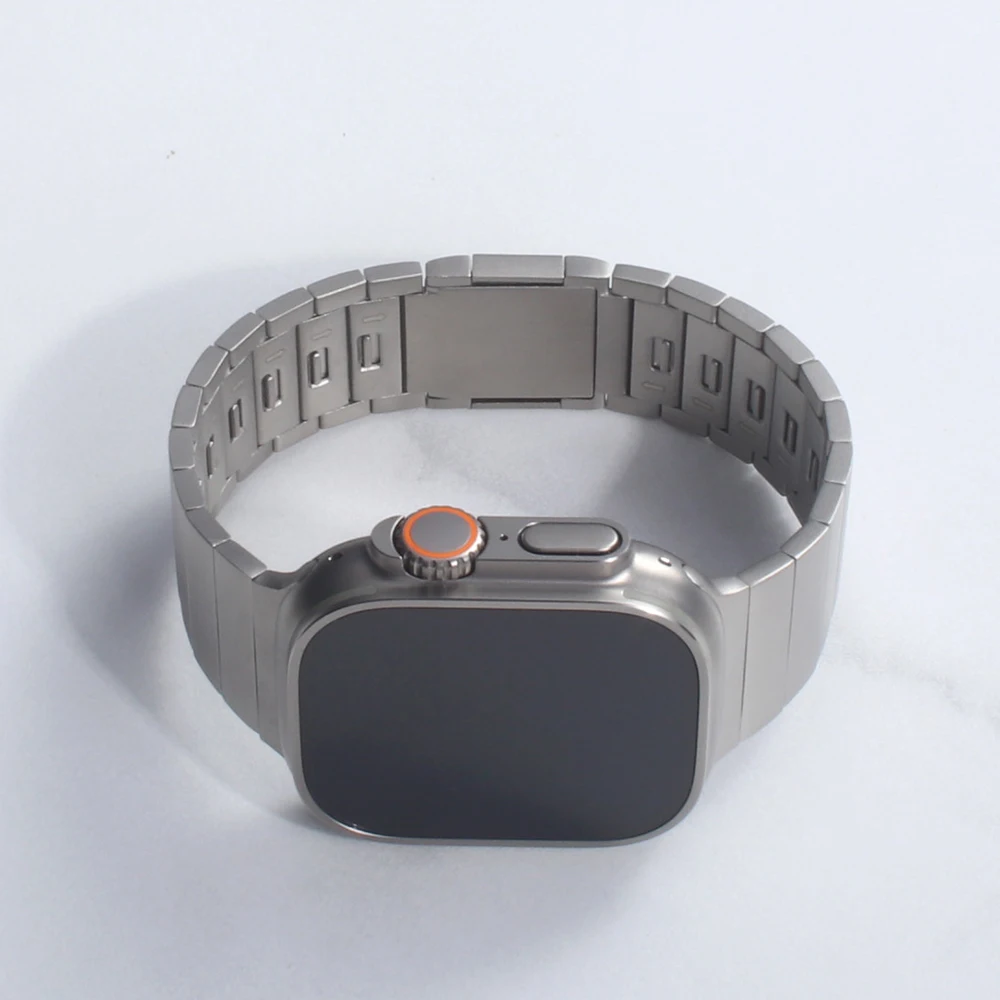 Stainless Steel band for Apple Watch 44mm 45mm 49mm Metal Strap ...