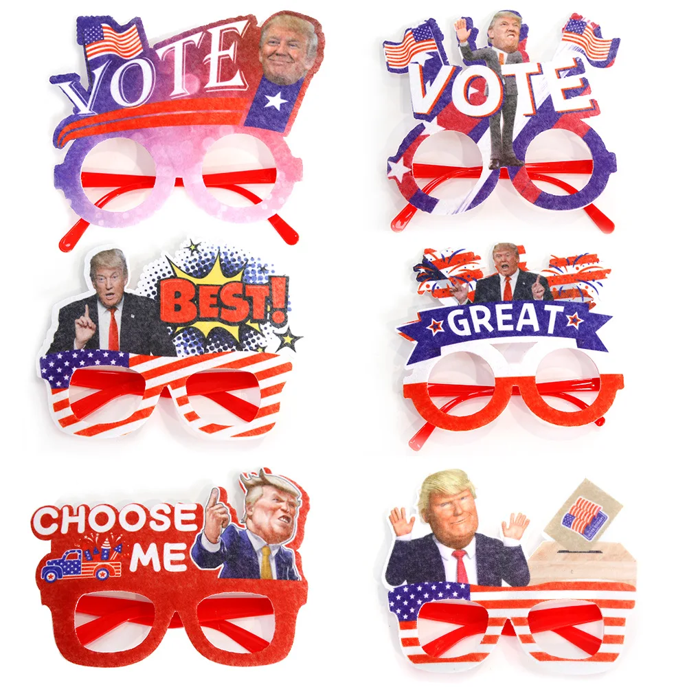 2024-cross-border-new-US-presidential-election-decoration-Trump-glasses ...