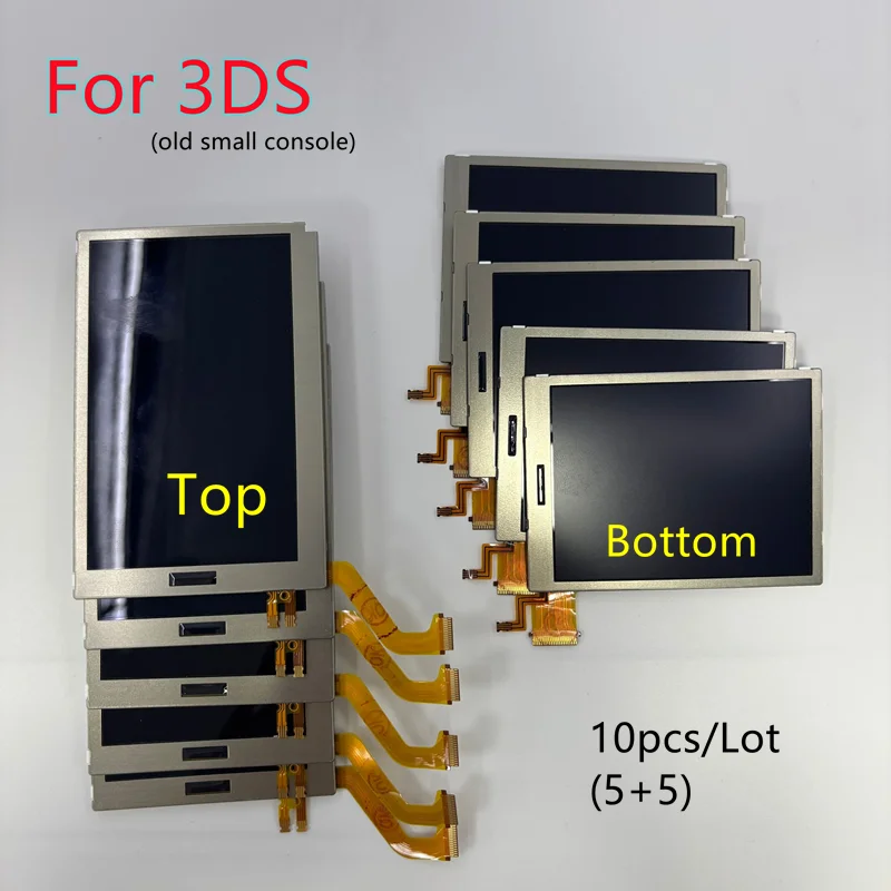 10Pcs/Lot Replacement for Nintend Old Small 3DS Top/Upper or Bottom ...