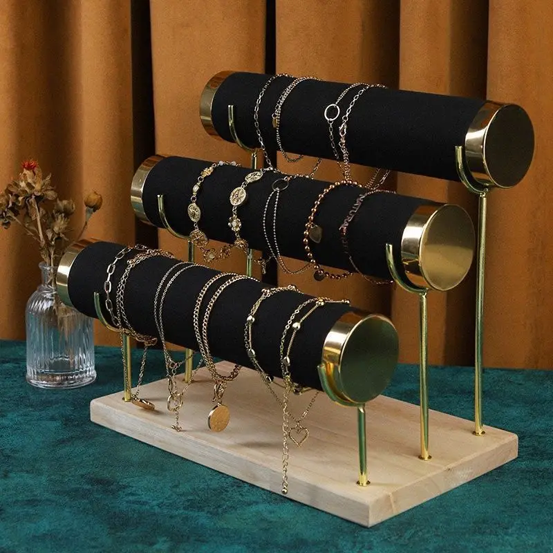 Bracelet-Holder-Jewelry-Display-Stand-Velvet-Watch-Holder-Exhibitor ...