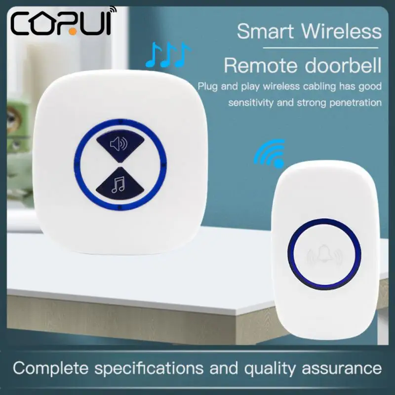 Corui Smart Remote Control Doorbel 433mhz Wireless Doorbell Caller ...