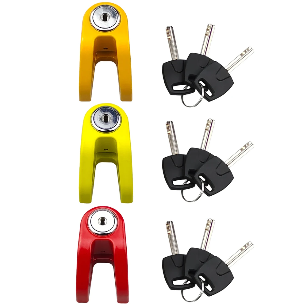 Security Anti-theft Mountain Bicycle Disc Brake Locks With 3 Keys ...