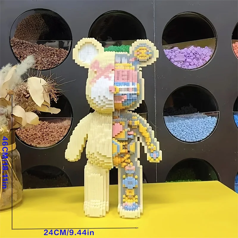 8248 Piece Cute Mechanical Bear Building Blocks Set - Mixed Colors ...