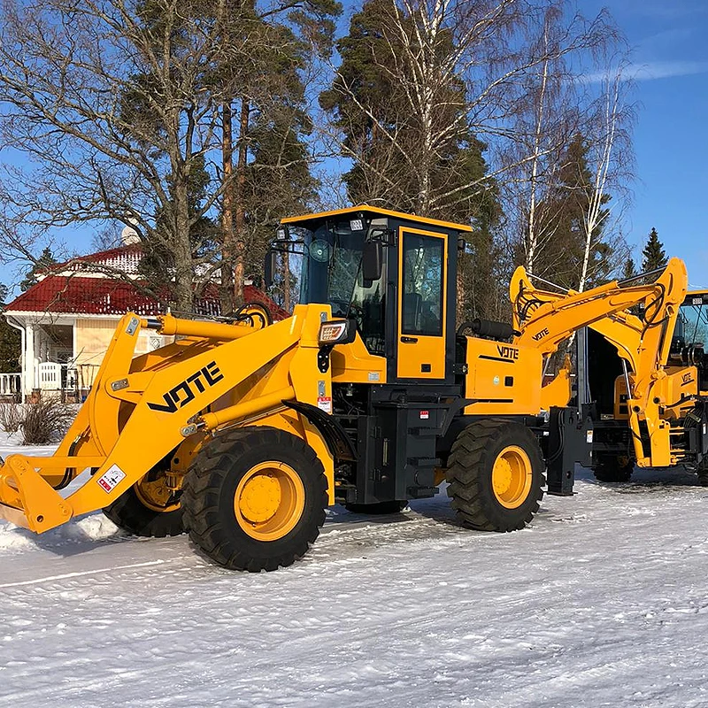 Best selling New Mini Backhoe Loader Diesel Wheel Type Strong Off road ...