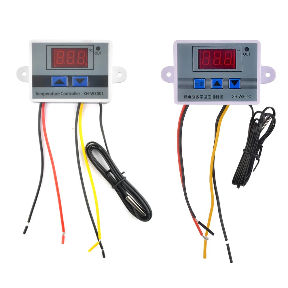 W3001/W3002 cyfrowy regulator temperatury termostat mikrokomputerowy ...