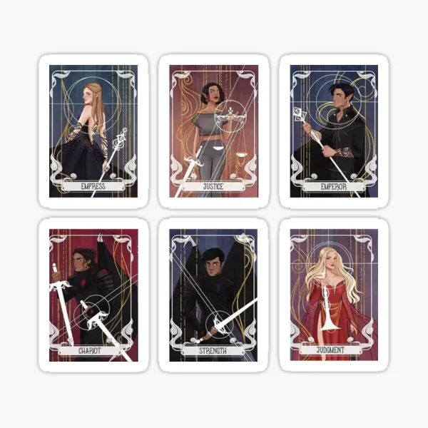 Acotar Character Cards Pack 10PCS Stickers for Cute Anime Decor Room ...