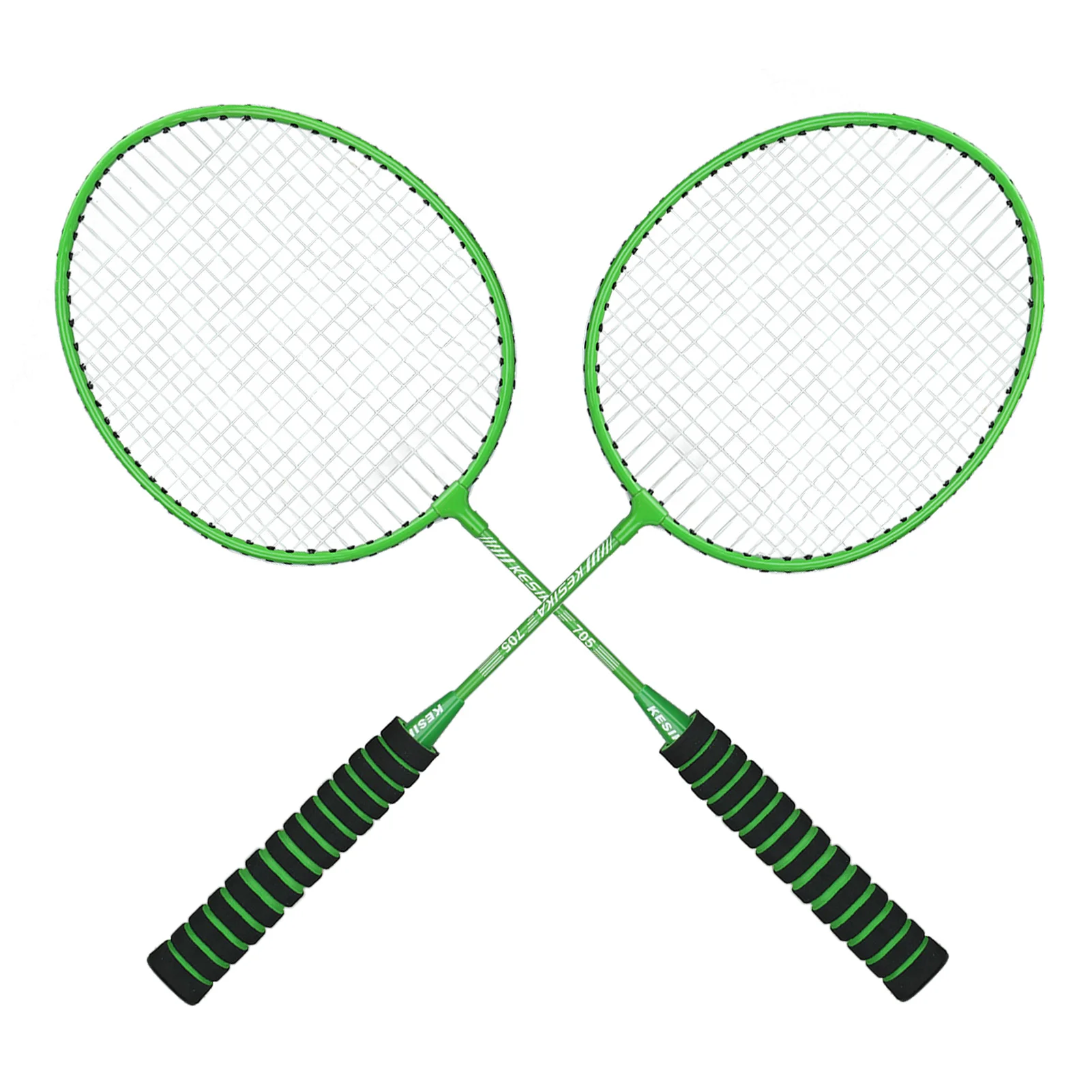 Badminton Racket Set Split Type Soft Nylon Handle Shock Proof Iron ...