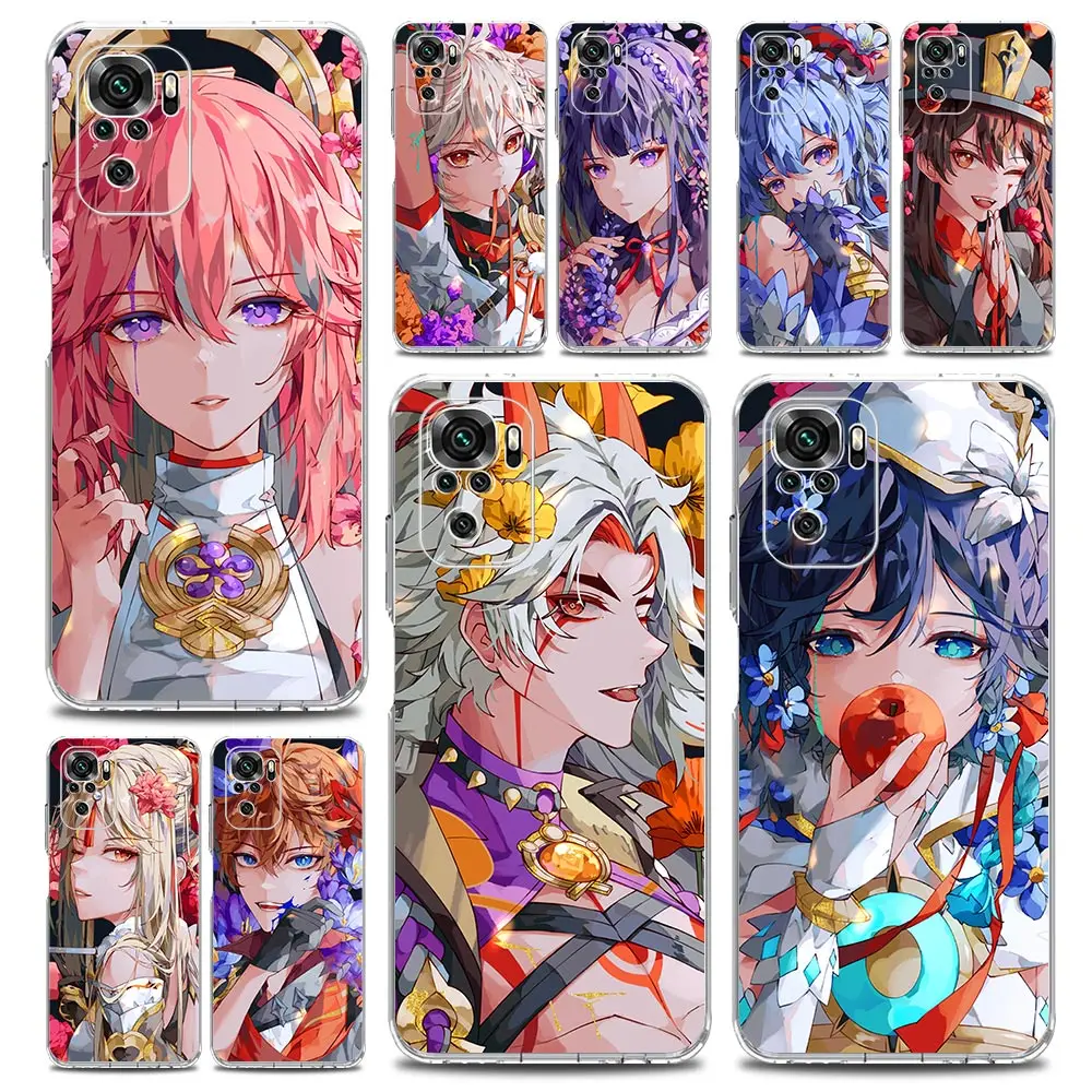 Genshin-Impact-Hu-Tao-Xiao-Phone-Case-For-Xiaomi-Redmi-Note-13-12-5G-9S ...