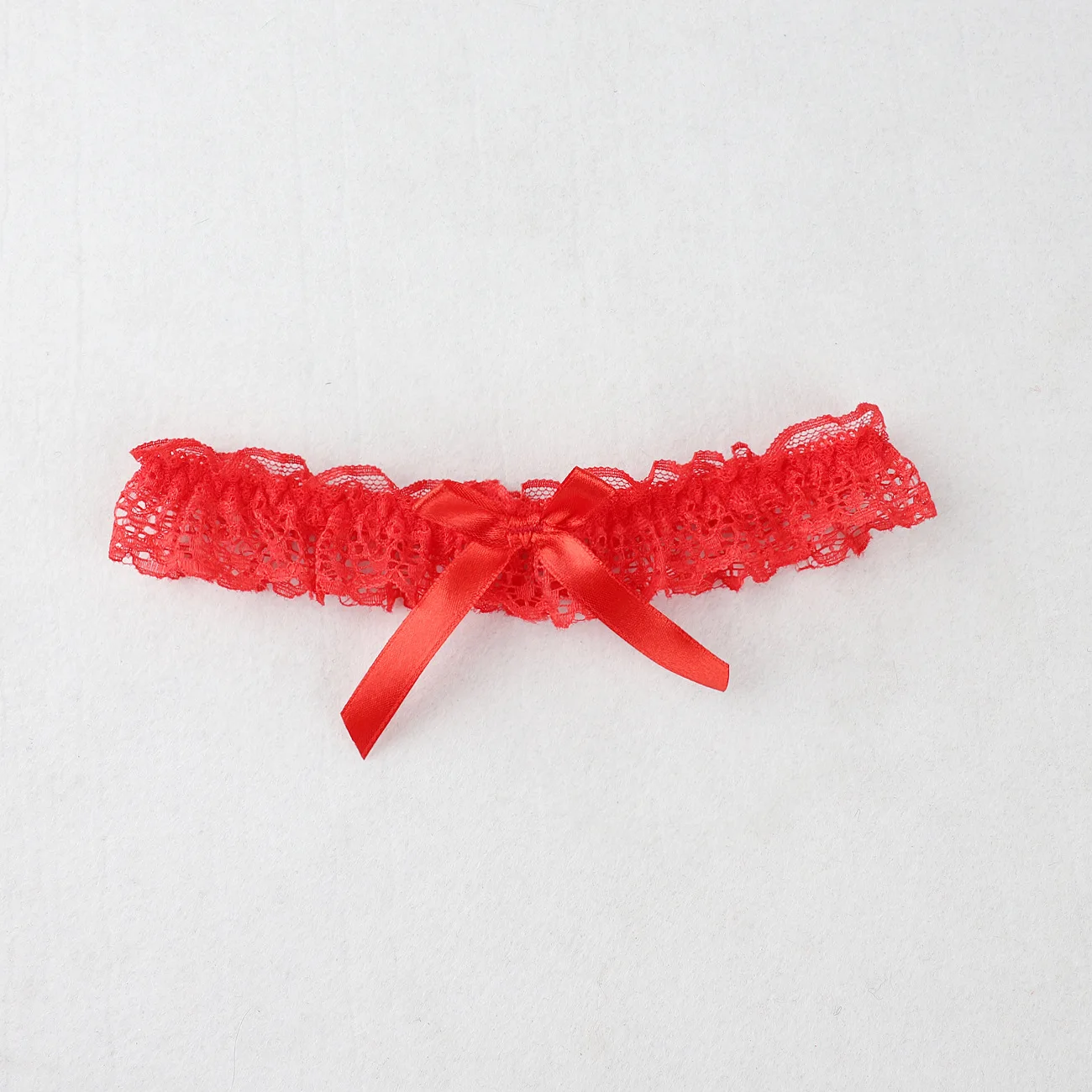 Women Bow Leg Ring Sexy Lingerie Lace Garter Belt Bowknot Leg Loop ...