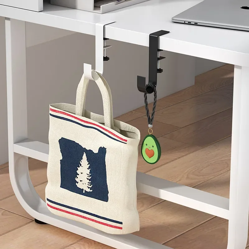 Bag-Desk-Multi-Purpose-Hooks-Creative-Rack-Office-Table-Hangers-Storage ...