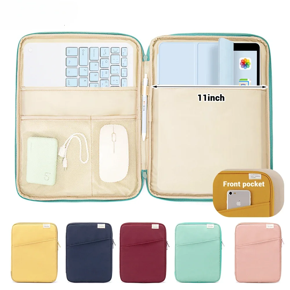 Tablet Handbag Case 9-11inch For iPad Air 4 5 Pro 11 Mini 5 6 iPad Case ...
