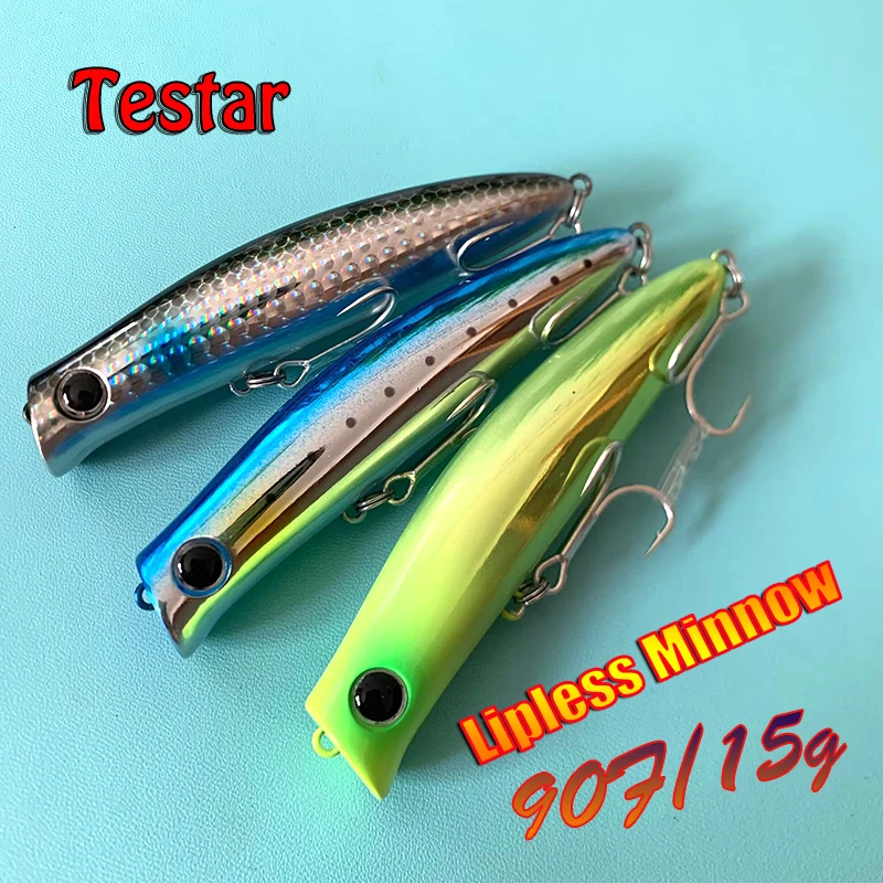 Testar-Fishing-Lure-90mm15g-Floating-Long-Casting-Wobbler-Lipless ...