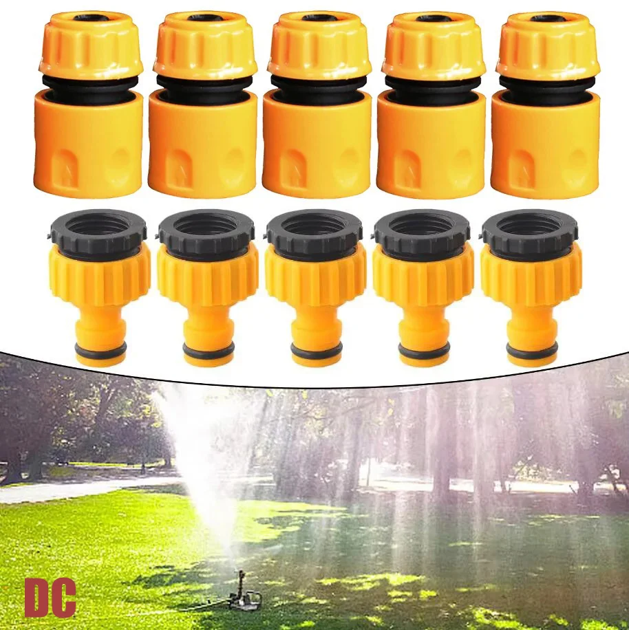 10pcs Hose Faucet Quick Connector 3/4 & 1/2 Inch Graden Hose Water Tap ...
