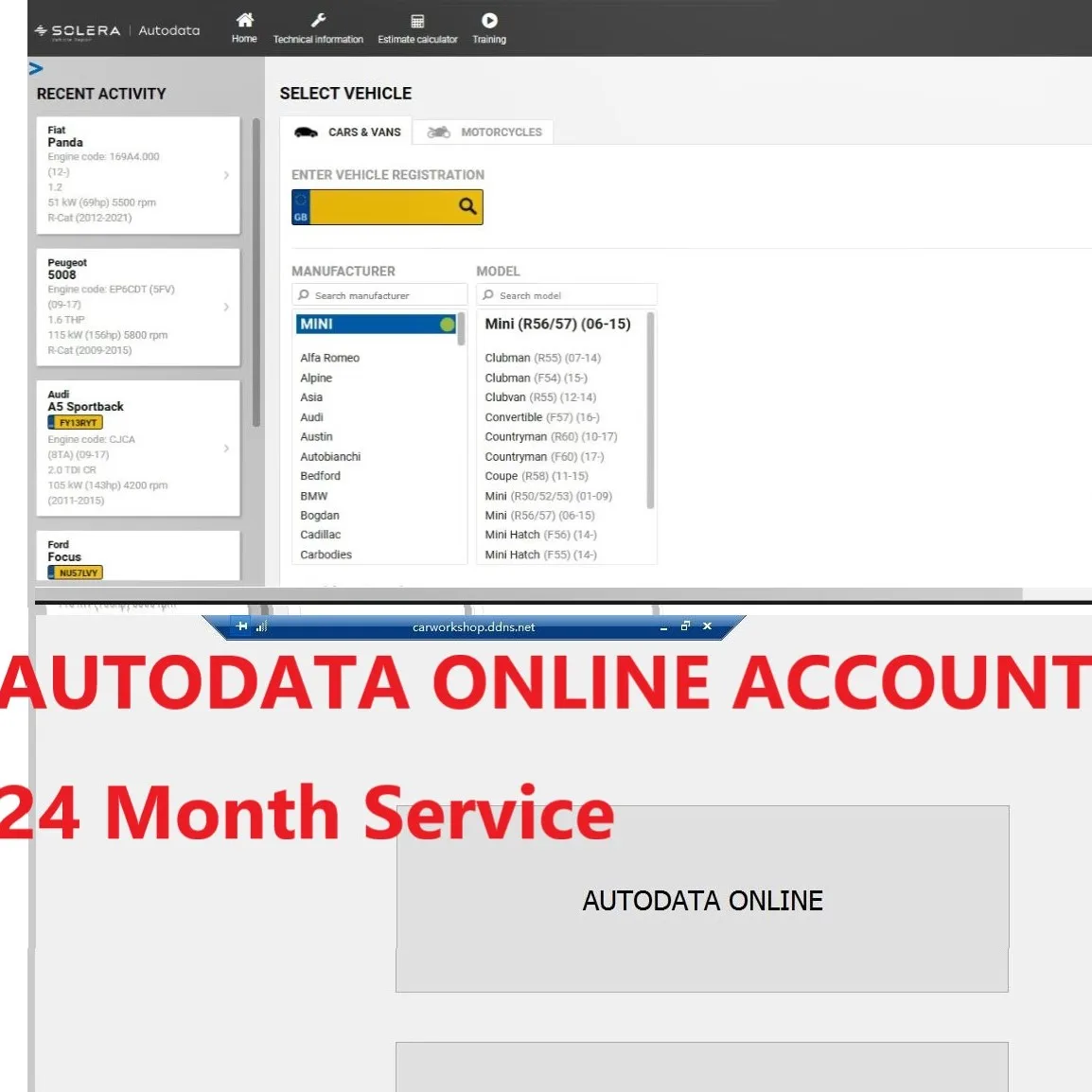 Autodata Online 2022 Auto Data Fca Usa Pro Service Box Identifix ...