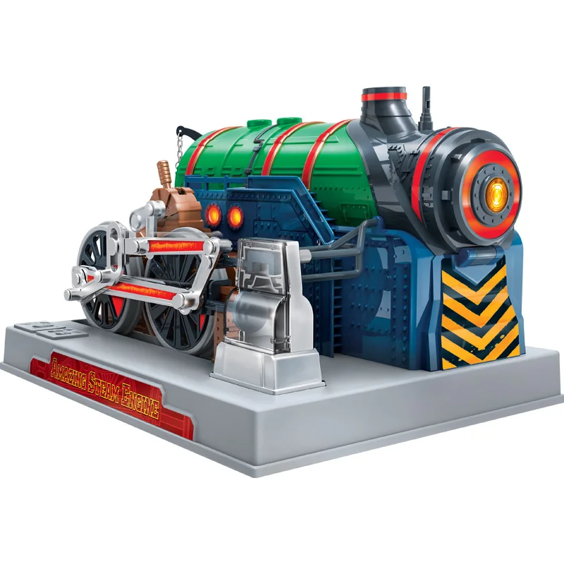Watt-Steam-Engine-Train-Head-Assembly-Model-DIY-Scientific-Principle ...