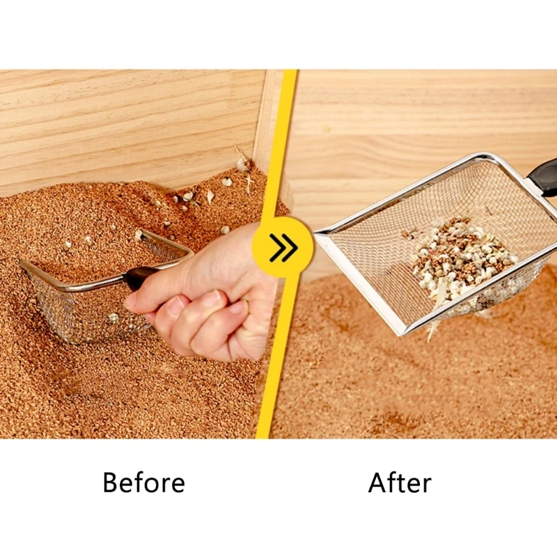 Scoops-Terrarium-Bedding-Substrate-Sand-Sifter-Stainless-Steel-Fine ...