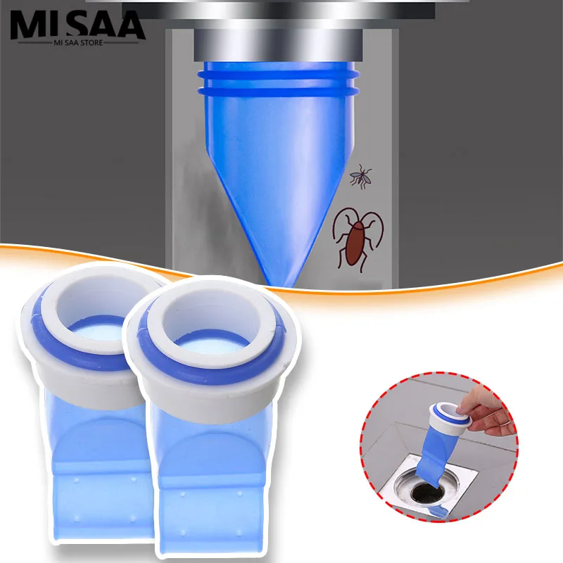 Floor-Drain-Anti-Odor-Smell-Sinks-Sewer-Pipe-Silicone-Stopper-Waste ...